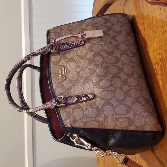 Coach | Bags | Coach Exotic Signature Margot Bag | Poshmark